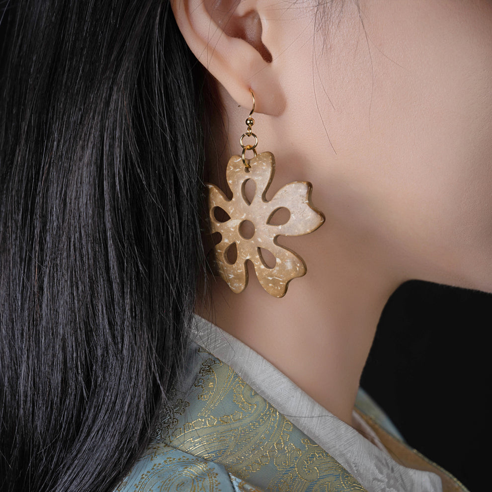 Coconut Shell Earrings – Orient Occultism